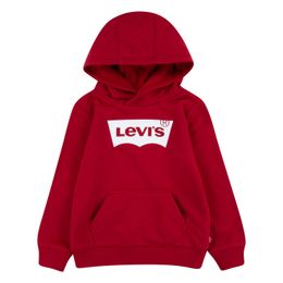 LEVI'S KIDS Jungen Kapuzensweatshirt "LVB BATWING PULLOVER HOODIE", wei&szlig;, Gr. 12, Sweatware, Obermaterial: 60% Baumwolle, 40% Polyester, Sweatshirts,