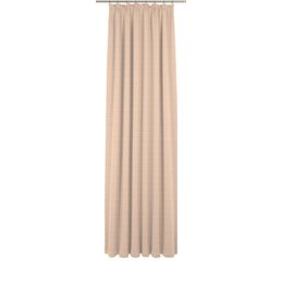Vorhang WIRTH, B:132cm H:145cm, orange, Jacquard, Baumwolle, Polyester, Wohnzimmer, Gardinen, "Berwick"