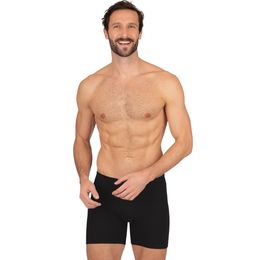 TRIGEMA Herren Boxer "TRIGEMA Herren Pant in bequemer Stretch-Qualität", Gr. L, schwarz, 95% Baumwolle, 5% Elasthan, Unterhosen
