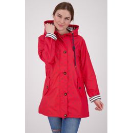 ANKERGLUT Damen Regenjacke "Friesennerz ANKERGLUTZAUBER", rot, Gr. 40, Obermaterial: 100% Polyurethan; Futter: 100% Polyester, Jacken, auch in Gro&szlig;en