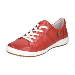 Josef Seibel Damen Sneaker "Caren 01, rot", Gr. 42, rot, Obermaterial: 100% Rindsleder Leather cow., Schuhe