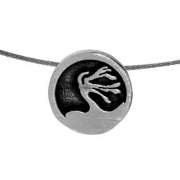 OSTSEE-SCHMUCK Damen Halsreif "OSTSEE-SCHMUCK Collier Windfl&uuml;chter 10 mm", 45cm, Silber 925 (Sterlingsilber), L: 40, silber, Silber 925