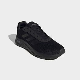 Herren Walkingschuh "CLOUDFOAM COMFY", adidas Sportswear, Gr. 46,5, schwarz, Synthetik, Textil, Schuhe