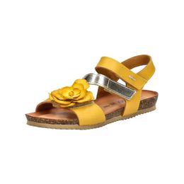 IGI&CO IGI & CO Damen Riemchensandale "IGI & CO Sandalen Leder", Gr. 37, gelb, Leder, Schuhe
