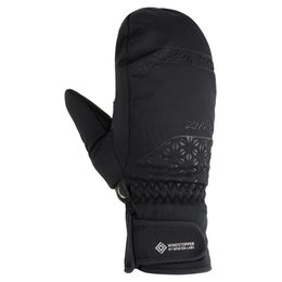 Ziener Damen F&auml;ustlinge "113016", schwarz, Gr. 6,5, Polyester, Handschuhe