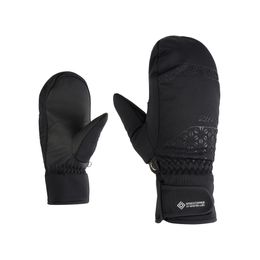 Ziener Damen F&auml;ustlinge "113016", schwarz, Gr. 7, Polyester, Handschuhe