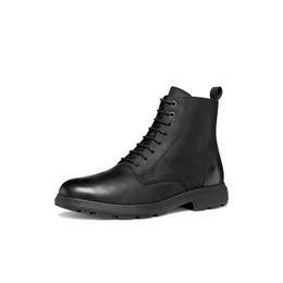 Geox Herren Winterboots "U MEIERN", Gr. 40, schwarz, Glattleder, Schuhe, Stiefel mit Warmfutter, Gr&ouml;&szlig;enschablone zum Download