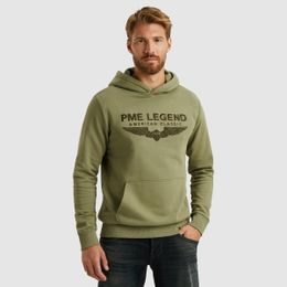 PME-Legend PME LEGEND Herren Kapuzensweatshirt "Hooded soft terry with logo", gr&uuml;n, Gr. L, Sweatware, Obermaterial: 80% Baumwolle, 20% Polyester, Sweatshirts,