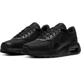 Nike Sportswear Herren Sneaker "AIR MAX SC", Gr. 45,5, schwarz, Leder, Textil, unifarben, Schuhe