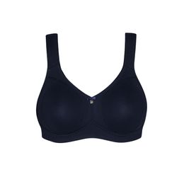 SuSa Damen Bügelloser BH "Capri", Gr. 85twillight, Obermaterial: 40% Baumwolle, 30% Elasthan, 30% Polyamid, BHs, vorgeformte Cups, Mikrofaser,