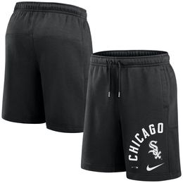 Nike M&auml;dchen Sporthose "Nike Shorts Chicago White Sox Nike Arched Kicker Fleece"schwarz, Gr. L, 82% Baumwolle, 18% Polyester, Hosen