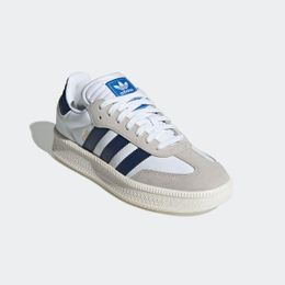 Damen Sneaker "SAMBA XLG", adidas originals, Gr. 42,5, weiß, Leder, Schuhe, mit erhöhter Sohle und gepolsterter Zunge