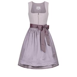 N&uuml;bler N&Uuml;BLER Damen Dirndl "Dirndl mini Geelke", lila, Gr. 38, Obermaterial: 100% Polyester PES., Kleider