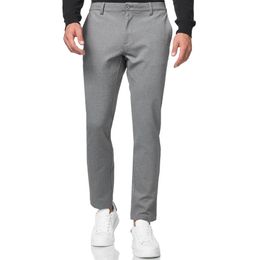 INDICODE Herren Anzughose "INRoedekro", grau, Gr. 30, unifarben, Web, Obermaterial: 65% Polyester, 35% Baumwolle, Hosen, gepflegter Look mit gerade