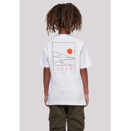 F4NT4STIC M&auml;dchen T-Shirt "Escape Discover the World Landscape", wei&szlig;, Gr. 122, Obermaterial: 100% Baumwolle, Shirts, Discover the World
