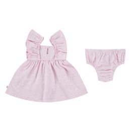 Mädchen Jerseykleid, rosa, Gr. 6, HUGGIES BABYWEAR, meliert, Jersey, Obermaterial: 100% Baumwolle, Kleider, in zwei Dessins, for Girls