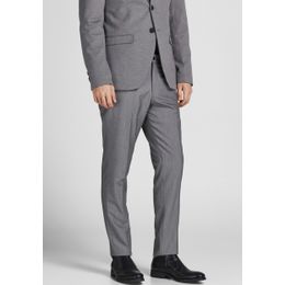 Jack & Jones JACK & JONES Herren Anzughose "JPRFRANCO Hose mit schmalem Bein und cleanem Look", grau, Gr. 52, meliert, Web, Obermaterial: 78% Polyester, 17%