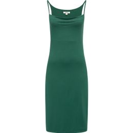 Ragwear Damen Sommerkleid "Saturia", gr&uuml;n, Gr. L, Material: 48% Viskose, 47% Polyester, 5% Elasthan, Kleider, Knielanges, leichtes Midikleid