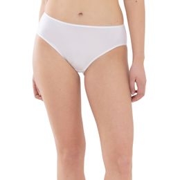 Mey Damen Slip "Joan", Gr. 36, wei&szlig;, Single Jersey, Obermaterial: 77% Polyamid, 23% Elasthan, Unterhosen, flacher Bund, kein Einschneiden