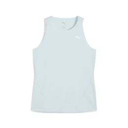 Puma Damen Trainingsshirt "RUN CLOUDSPUN Lauftanktop Damen", blau, Gr. XL, Obermaterial: 94% Polyester, 6% Elasthan, Shirts