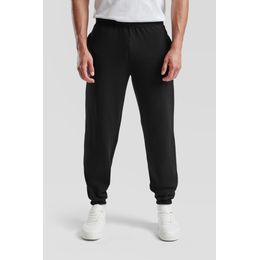 Herren Jogginghoseschwarz, deep navy, Gr. M, Fruit of the Loom, unifarben, Sweatware, Obermaterial: 80% Baumwolle, 20% Polyester, Hosen, im