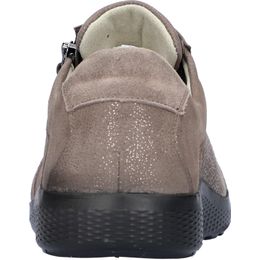 Waldl&auml;ufer WALDL&Auml;UFER Damen Sneaker "M-IRA-Soft", Gr. 4,5, grau, Nubukleder, Textil, Veloursleder, Schuhe, Komfortschuh, Bequemschuh mit Orthotritt-Ausstattung,
