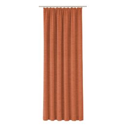 Vorhang WIRTH, B:132cm H:160cm, braun, Chenille, Polyacryl, Wohnzimmer, Gardinen, "Trondheim 234 g/m&sup2;"
