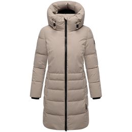 Navahoo Damen Steppmantel "Mondnebel XIV", beige, Gr. L, Obermaterial: 100% Polyester; Innenfutter: 100% Polyester; Wattierung: 100% Polyester;