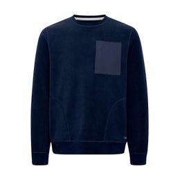 Blend Herren Longpullover "Sweatshirt BHSweatshirt", blau, Gr. S, Obermaterial: 100% Polyester PES., Sweatshirts