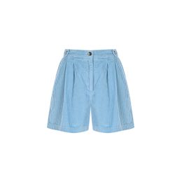 FRESHLIONS Damen Shorts "Isabella", blau, Gr. S, unifarben, 100% Baumwolle, Hosen, im klassischen Design