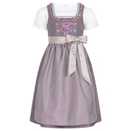 N&uuml;bler N&Uuml;BLER M&auml;dchen Dirndl "Kinderdirndl Gavrila", lila, Gr. 116, Obermaterial: 100% Polyester PES., Kleider