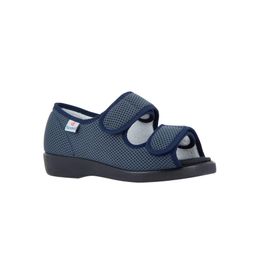VAROMED Damen Sandale, Gr. 44, blau, Polyester, Schuhe