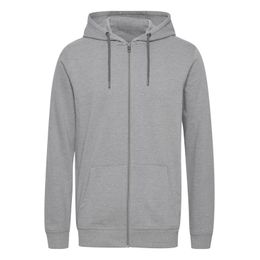 11 Project Herren Sweatjacke "Sweatjacke PRNahim", grau, Gr. L, Obermaterial: 100% Baumwolle CO., Sweatjacken