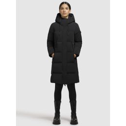 Khujo Damen Steppmantel "LONI", schwarz, Gr. XL, unifarben, 100% Polyester, M&auml;ntel