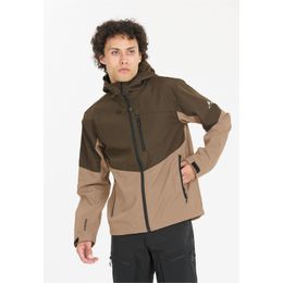 WHISTLER Herren Softshelljacke "Rodney V2", braun, Gr. M, mehrfarbig, unifarben, 100% Polyester, Jacken, in atmungsaktiver Qualität