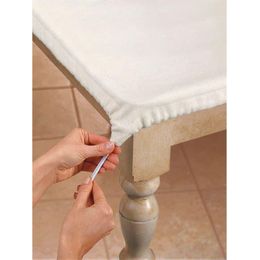 Tischdecke, &Oslash;:120cm, beige, Tischdecken