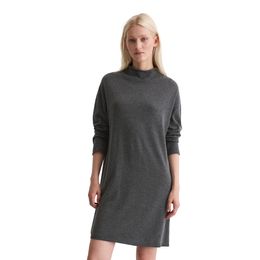 Marc O'Polo MARC O'POLO Damen Strickkleid "aus softem Schurwolle-Mix", grau, Gr. 46, unifarben, Obermaterial: 50% Schurwolle, 33% Viskose, 17% Polyamid, Kleider