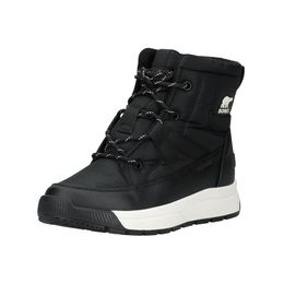 Sorel Damen Snowboots "Sorel Stiefelette Lederimitat/Textil", Gr. 41, schwarz, Lederimitat, Textil, Schuhe