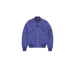 Damen Bomberjacke "MA-1 VF Light W", lila, Gr. L, Alpha Industries, Obermaterial: 100% Nylon, Futter: 100% Nylon, Jacken