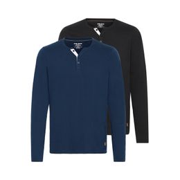 Blend Herren Sweatshirt "Langarmshirt BHMBHOLLIE", schwarz, Gr. XL, Obermaterial: 50% Baumwolle CO. 50% Polyester PES., Sweatshirts
