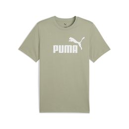 Puma Herren T-Shirt "ESS No. 1 Logo T-Shirt Herren", gr&uuml;n, Gr. XXL, clean, Obermaterial: 100% Baumwolle; Rippe: 20% Polyester, 80% Baumwolle, Shirts