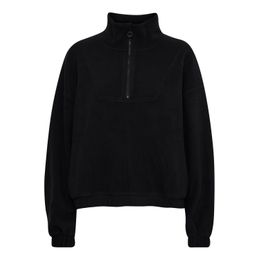 North Bend Damen Strickfleece-Pullover "fleece NBConza", schwarz, Gr. 46, Obermaterial: 100% Polyester PES., Pullover