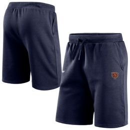 Fanatics Herren Sporthose "Fanatics Shorts Chicago Bears Primary Logo Fleece", blau, Gr. L, 80% Baumwolle, 20% Polyester, Hosen