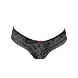 Anita Damen String "Damen String Fleur", Gr. 36, schwarz, Obermaterial: 80% Polyamid PA. 20% Elasthan EL., Unterhosen