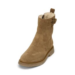 Marc O'Polo MARC O'POLO Damen Stiefel "mit flauschigem Warmfutter", Gr. 41, braun, Obermaterial: 100% Leder (Rind), unifarben, Schuhe