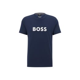 BOSS Herren T-Shirt "T-Shirt 1er Pack", blau, Gr. M, Obermaterial: 100% Baumwolle CO., Shirts