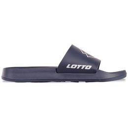 Lotto Herren Badesandale, Gr. 41, blau, Synthetik, clean, Schuhe, - mit bequemem Fußbett