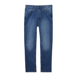 s.Oliver JUNIOR Jungen Regular-fit-Jeans, blau, Gr. 170, Denim/Jeans, Obermaterial: 85% Baumwolle, 14% Polyester, 1% Elasthan, Jeans, mit Taschen
