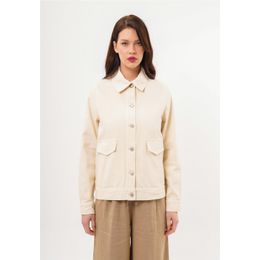 FRESHLIONS Damen Outdoorjacke "Kalia", beige, Gr. M, 100% Baumwolle, Jacken, im klassischen Design