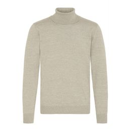 Blend Herren Rollkragenpullover "Rollkragenpullover BHCarsten", wei&szlig;, Gr. M, Obermaterial: 100% Polyester PES., Pullover